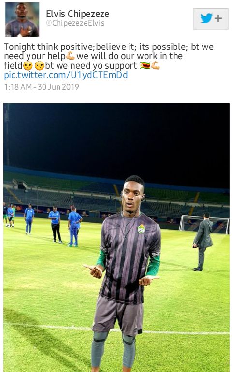 Chipezeze's message to team-mates and fans - Soccer24