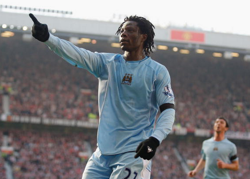 Video: Benjani's winner for Man City against Man United at Old Trafford ...