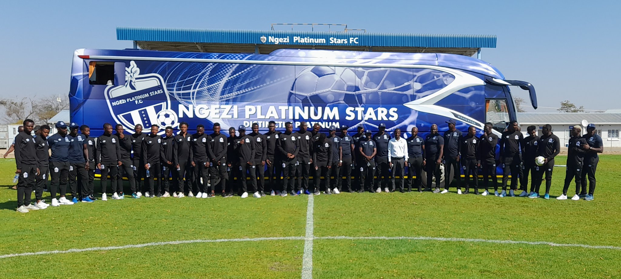 Gallery: Ngezi Platinum Stars unveil new team bus - Soccer24
