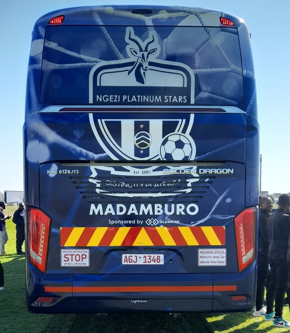 Gallery: Ngezi Platinum Stars unveil new team bus - Soccer24
