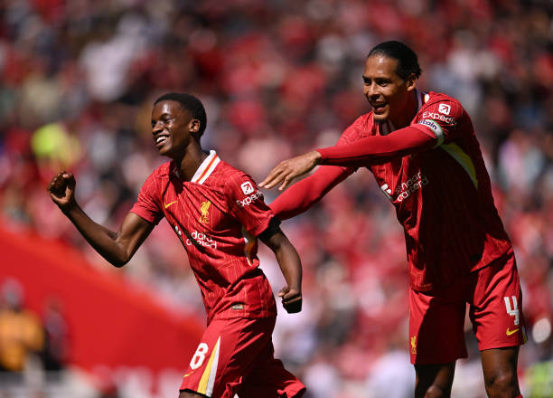 Watch: Trey Nyoni scores his first senior goal for Liverpool - Soccer24